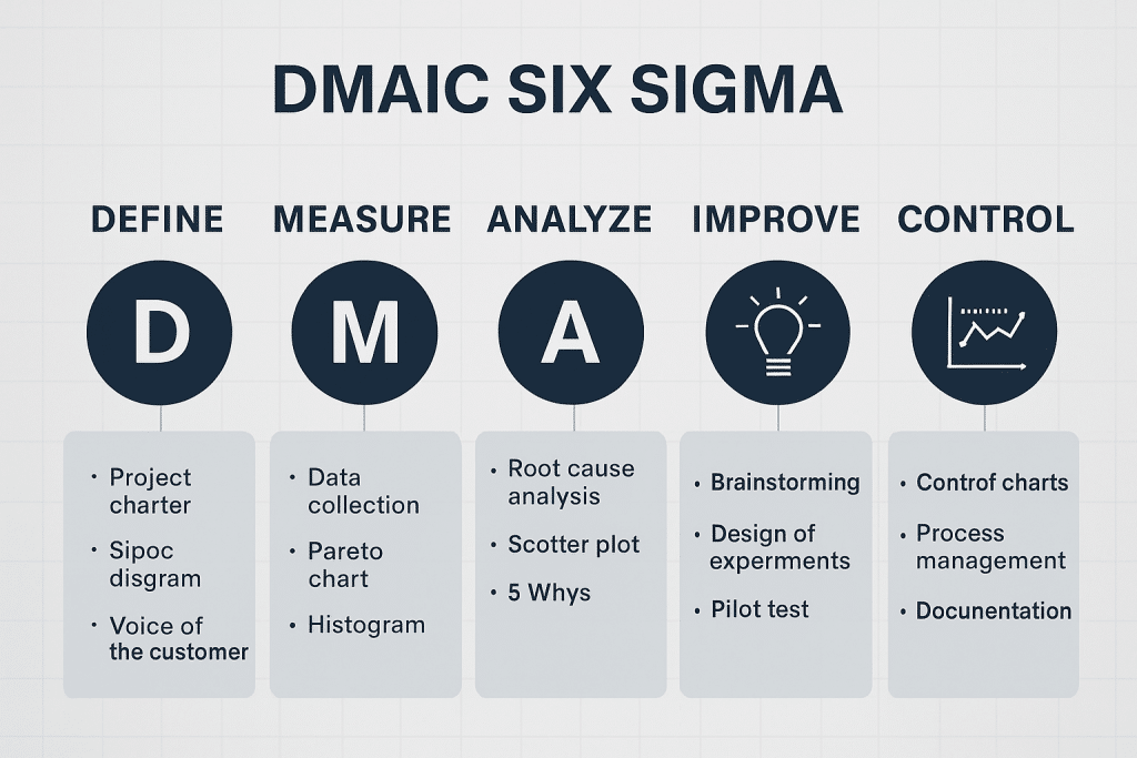 Découvrez les incontournables de la méthode DMAIC en Six Sigma